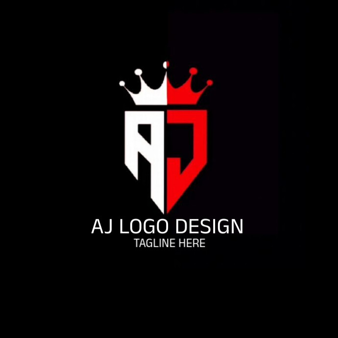 Copy of Professional Aj Logo Design Logo | PosterMyWall