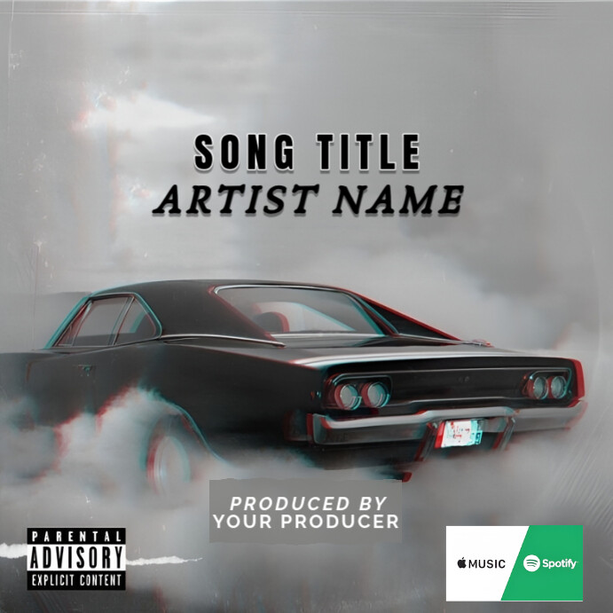 Professional Album Cover Square (1:1) Template | PosterMyWall