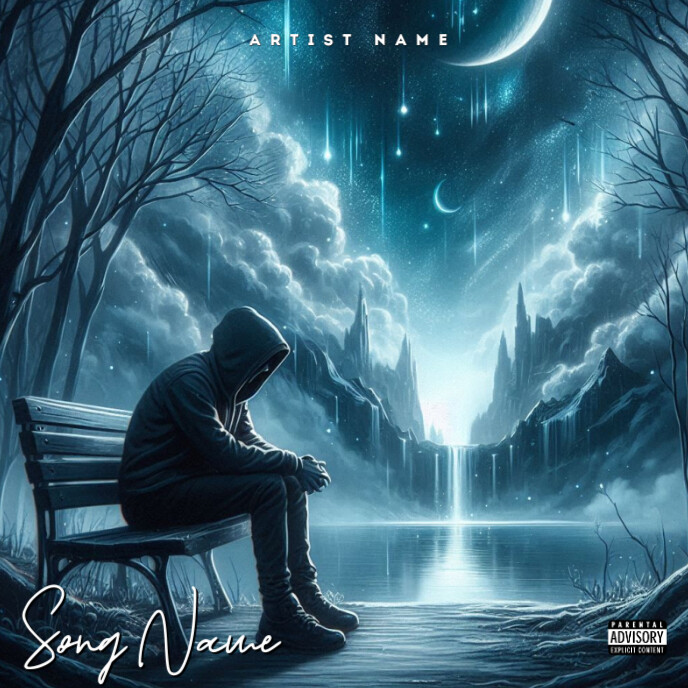 Professional Alone Album Cover Album Cover Template | PosterMyWall