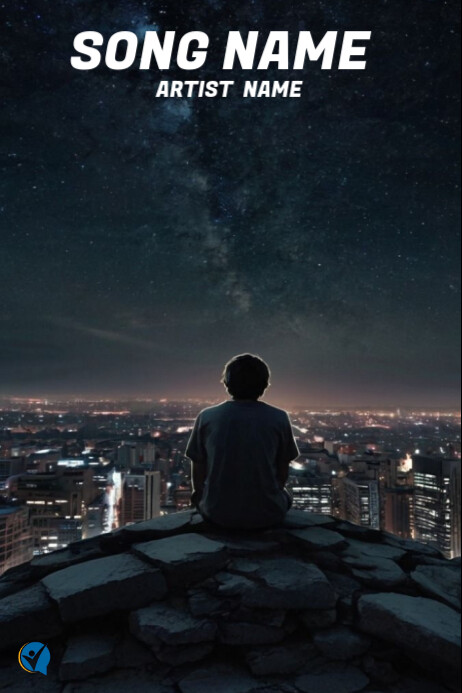 Professional Alone Boy Album Cover Poster Template | PosterMyWall