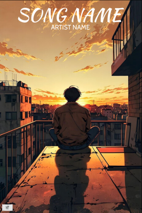 Copy of Professional Alone Man Album Cover Poster | PosterMyWall