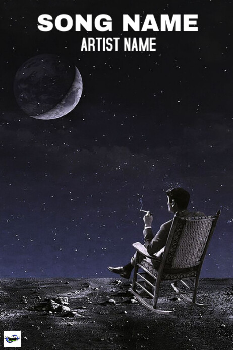 Professional Alone Man Album Cover Poster เทมเพลต | PosterMyWall