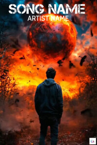FIRE SONG ALBUM COVER Template | PosterMyWall