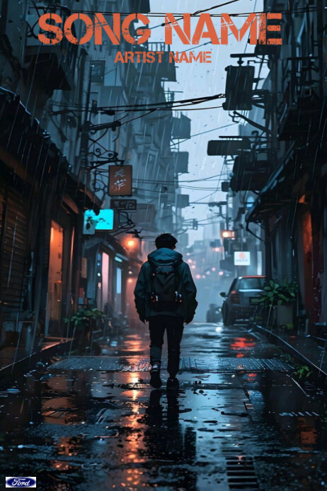 Plantilla de Professional Alone Man Song Album Cover Poster | PosterMyWall
