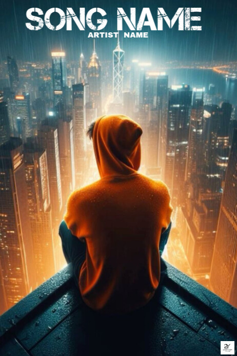 Professional Alone Man Song Album Cover Poster Template | PosterMyWall