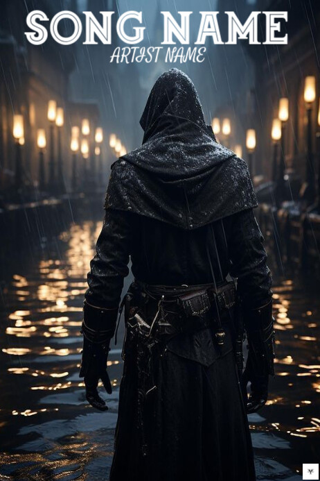 Professional Alone Man Song Album Poster Template | PosterMyWall