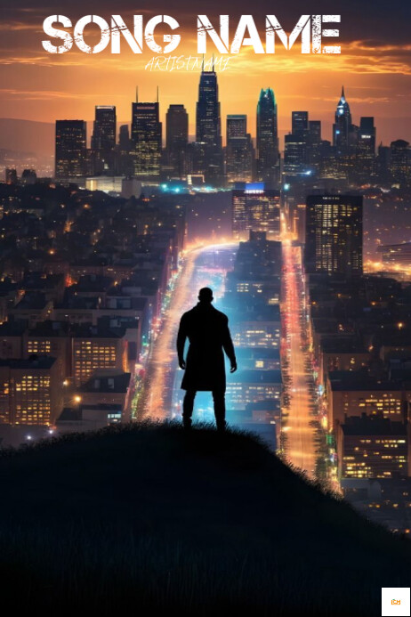 Professional Alone Man Song Poster Template | PosterMyWall