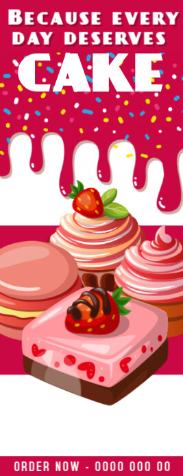 Professional and Illustrative Cake Flyer Templates | PosterMyWall