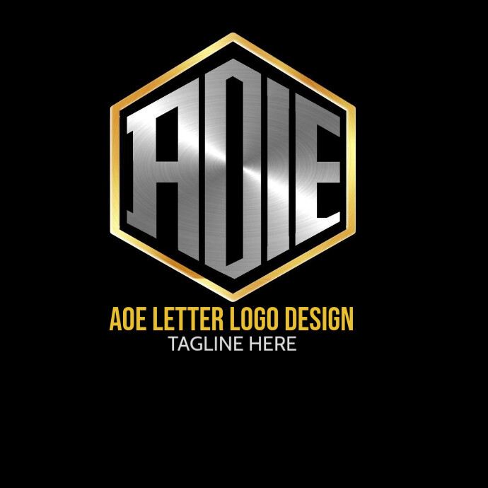 Copy of Professional Aoe Letter Logo Design Logo | PosterMyWall