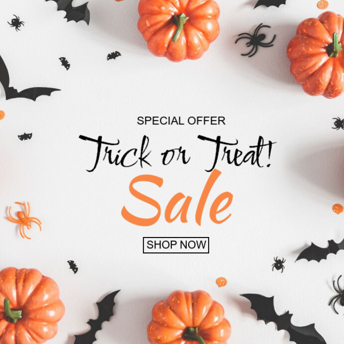 Professional Autumn/discount/halloween/spooky Instagram Post Template ...