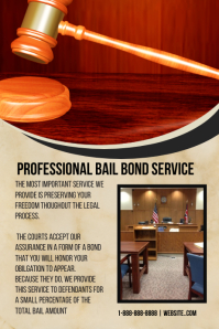 Professional Bail Bond Service Template | PosterMyWall