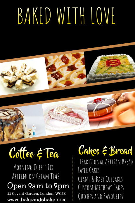 Professional Bake Sale Poster Template | PosterMyWall