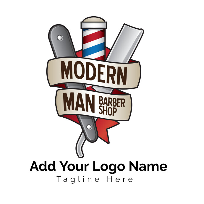 Professional Barber Logo Template | PosterMyWall