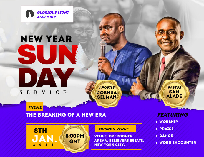 Professional Bible Study, Church, Revival Pra Template | PosterMyWall