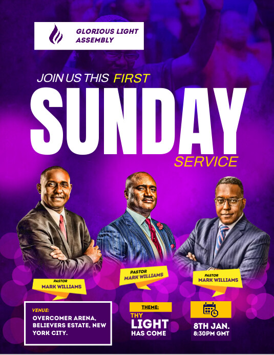 Professional Bible Study, Church, Revival Pra Template | PosterMyWall