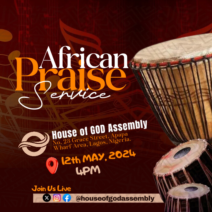 professional bible study, church, revival pra Template | PosterMyWall