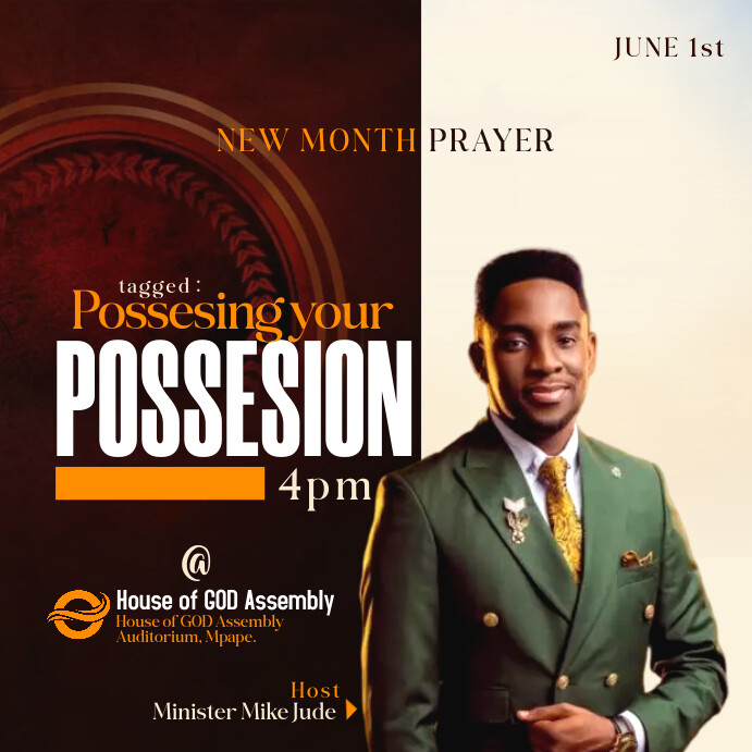 Professional bible study, church, revival pra Template | PosterMyWall