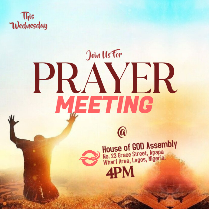 Professional bible study, church, revival pra Template | PosterMyWall