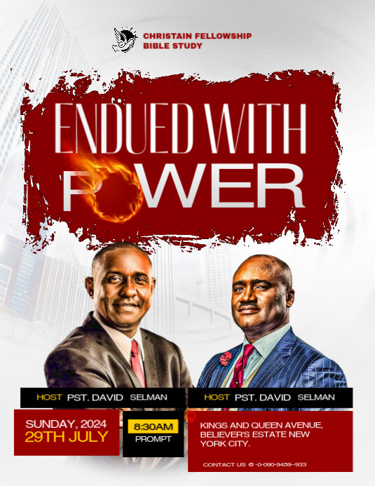 Copy of Professional Bible Study, Church, Revival Pra | PosterMyWall