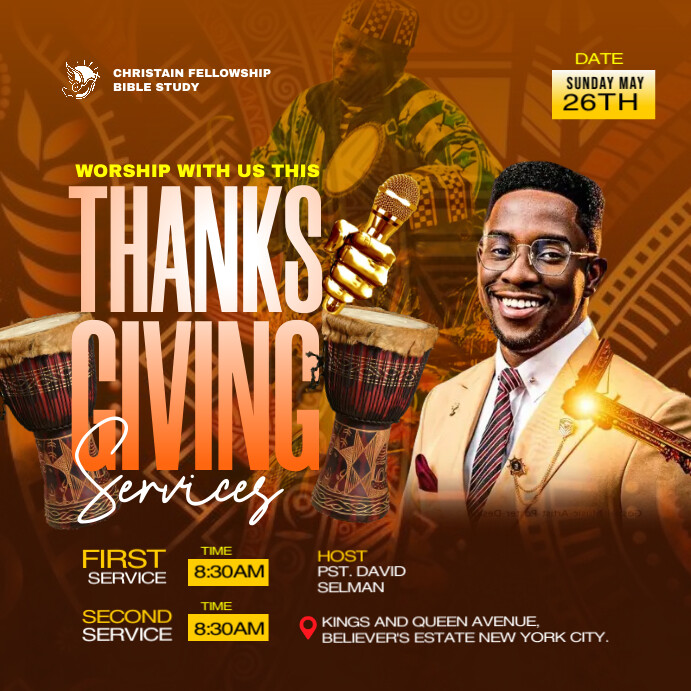 Copy of Professional Bible Study, Church, Revival Pra | PosterMyWall