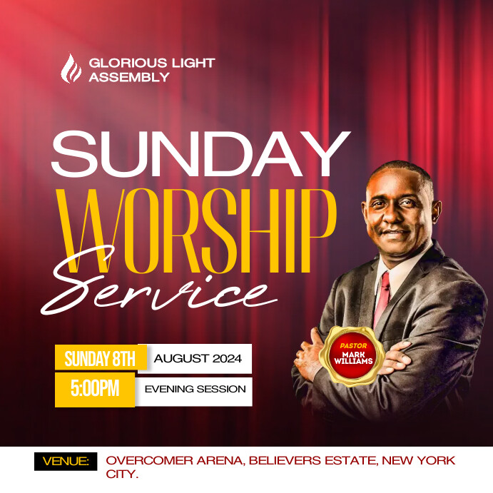 Copy of Professional Bible Study, Church, Revival Pra | PosterMyWall