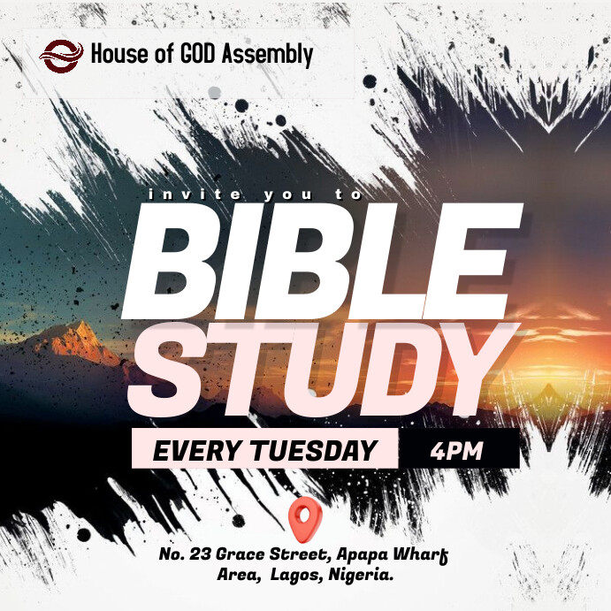 Professional Bible Study, Church, Revival Pra Template | PosterMyWall