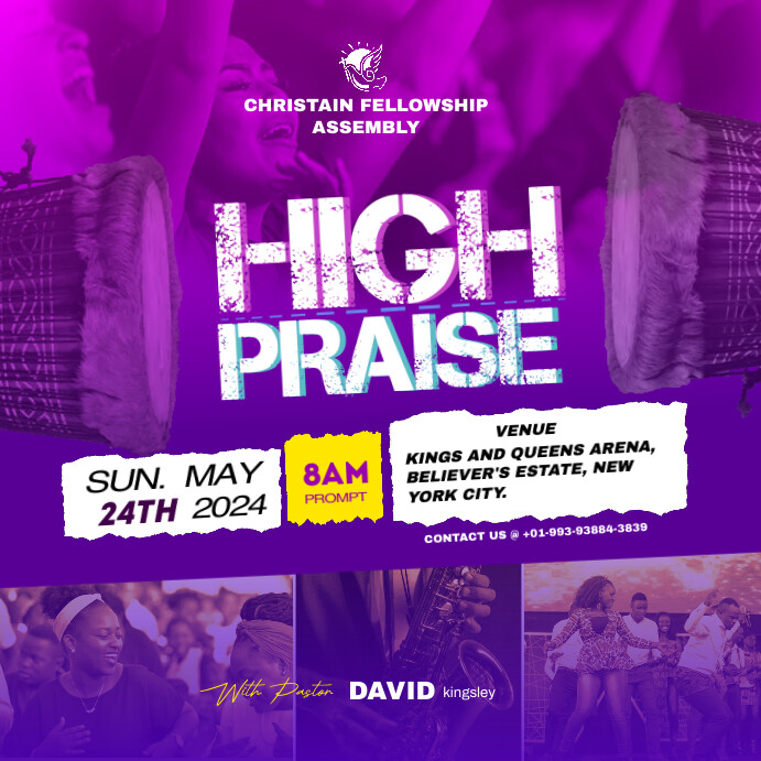 Professional Bible Study, Church, Revival Pra Template | PosterMyWall