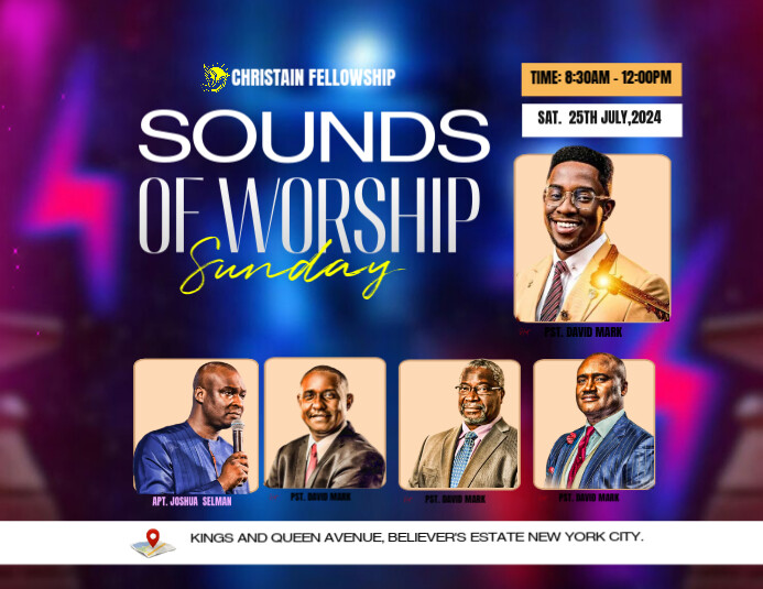 Modèle Professional Bible Study, Church, Revival Pra | PosterMyWall