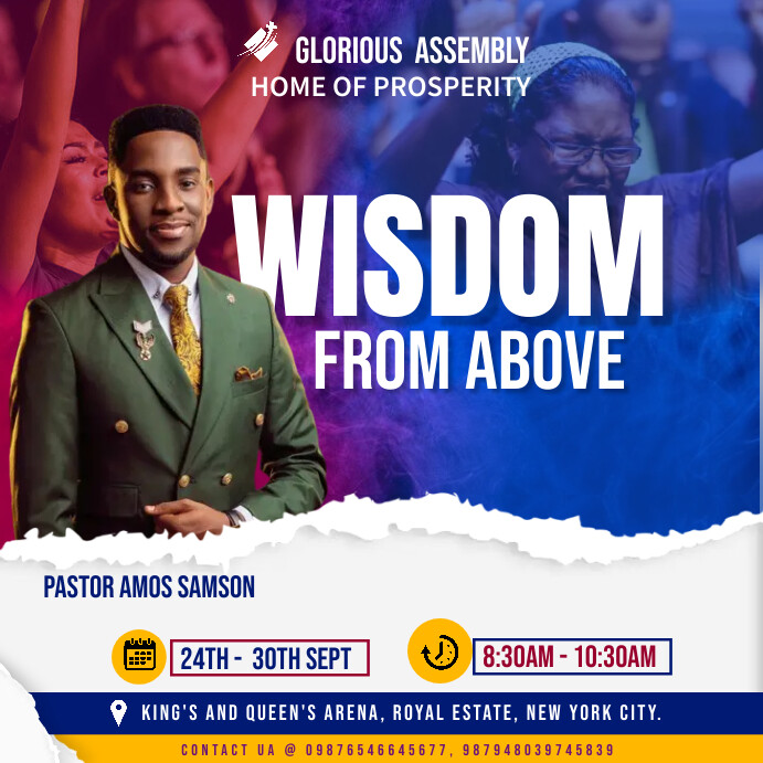 Copy of Professional Bible Study, Church, Revival Pra | PosterMyWall