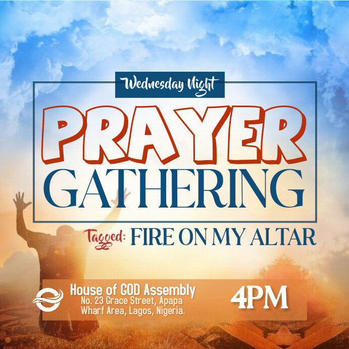 Professional bible study, church, revival pra Template | PosterMyWall