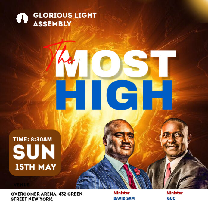 Professional Bible Study, Church, Revival Pra Template | PosterMyWall