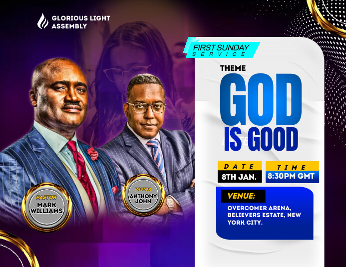 Professional Bible Study, Church, Revival Pra Template | PosterMyWall