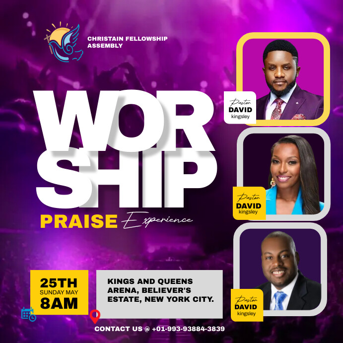 Copy of Professional Bible Study, Church, Revival Pra | PosterMyWall