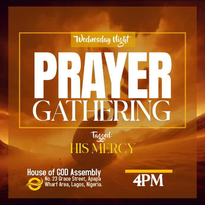 Professional bible study, church, revival pra Template | PosterMyWall