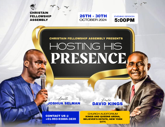 Professional Bible Study, Church, Revival Pra Template | PosterMyWall