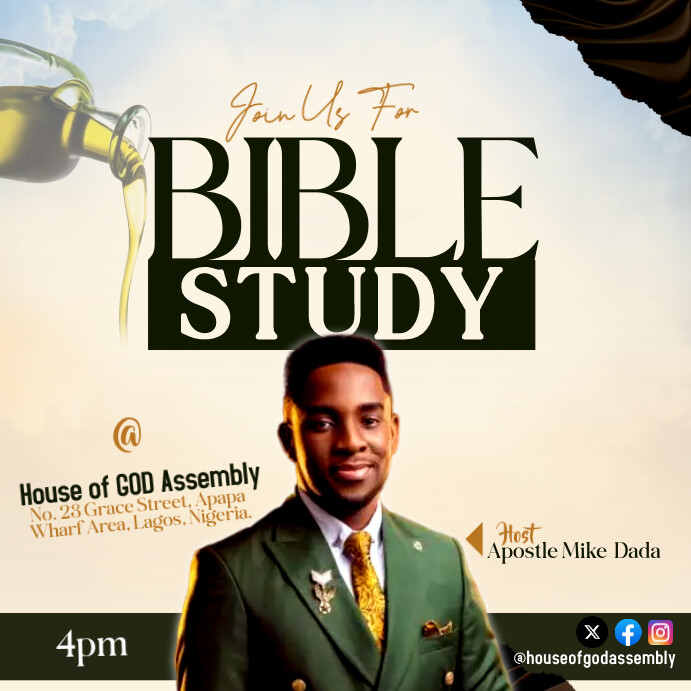 Copy of Professional Bible Study, Church, Revival Pra | PosterMyWall