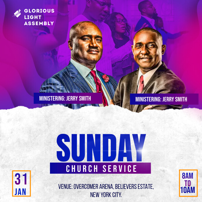 Professional Bible Study, Church, Revival Pra Template | PosterMyWall