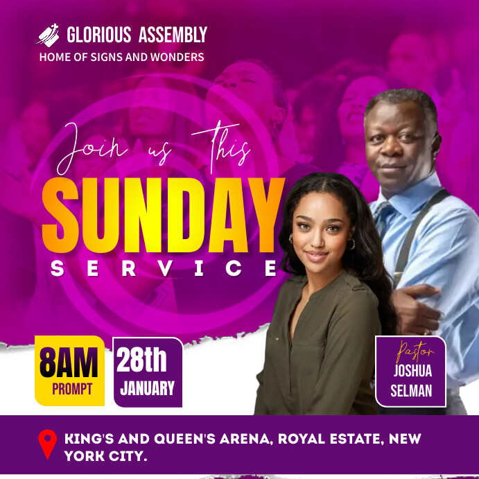 Professional Bible Study, Church, Revival Pra Template | PosterMyWall