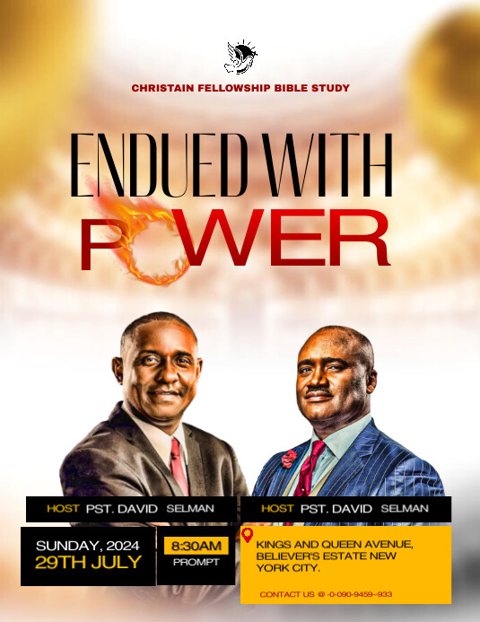 Copy of Professional Bible Study, Church, Revival Pra | PosterMyWall