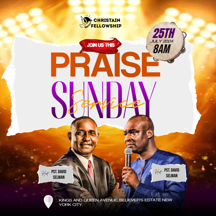 Plantilla de Professional Bible Study, Church, Revival Pra | PosterMyWall