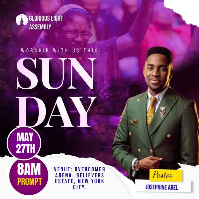 Professional Bible Study, Church, Revival Pra Template | PosterMyWall