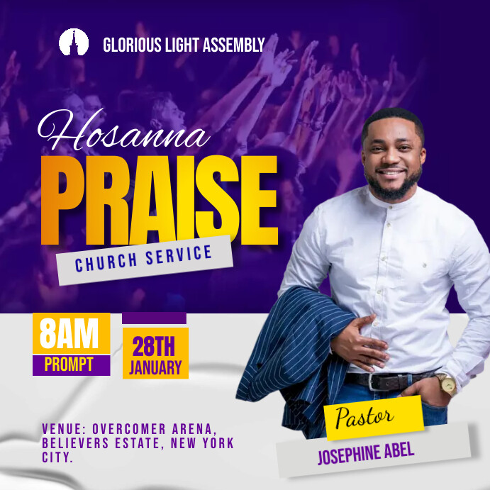 Professional Bible Study, Church, Revival Pra Template | PosterMyWall