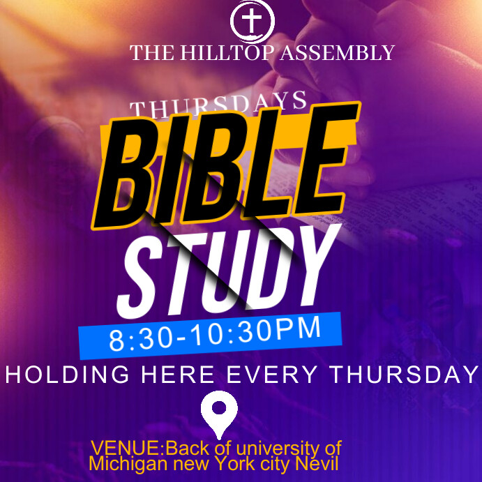 Modèle Professional Bible Study Instagram Post | PosterMyWall