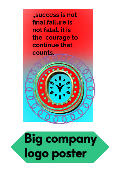 Professional Big Company Logo Poster Poster Template | PosterMyWall