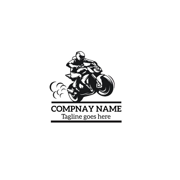 Professional Bike Racing Logo For Sale Template | PosterMyWall