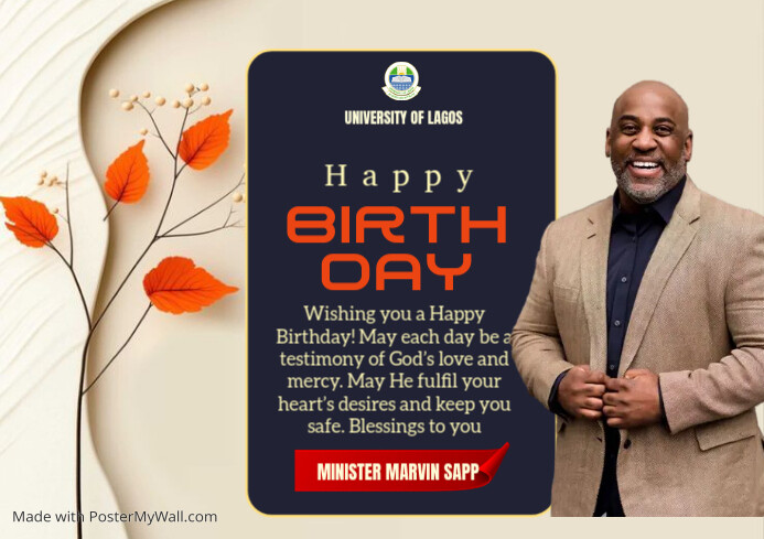 Professional Birthday A1 Template | PosterMyWall