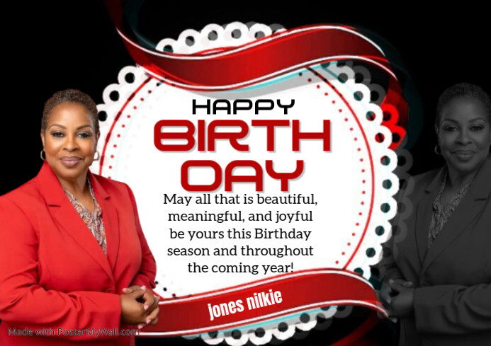 Professional Birthday A2 Template | PosterMyWall
