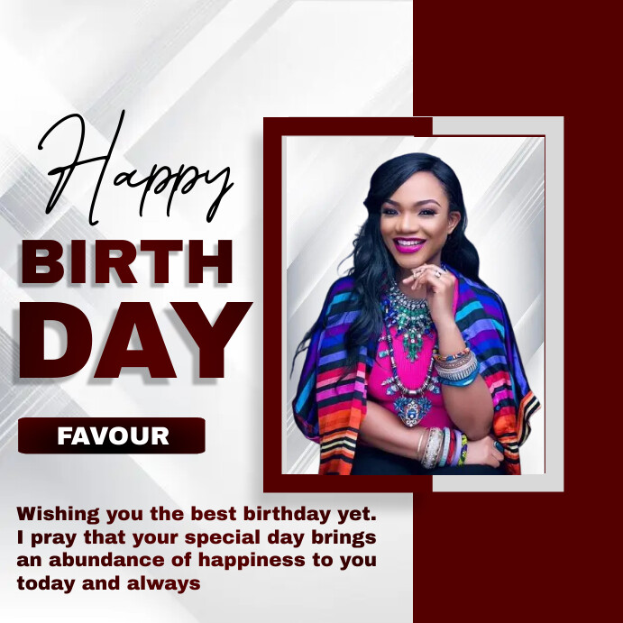 Professional Birthday Design Square (1:1) Template | PosterMyWall