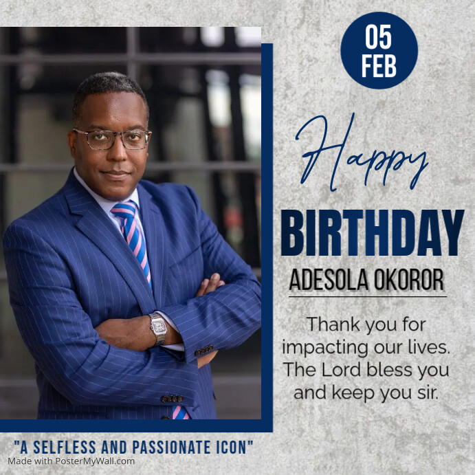 Professional Birthday Instagram Post Template | PosterMyWall