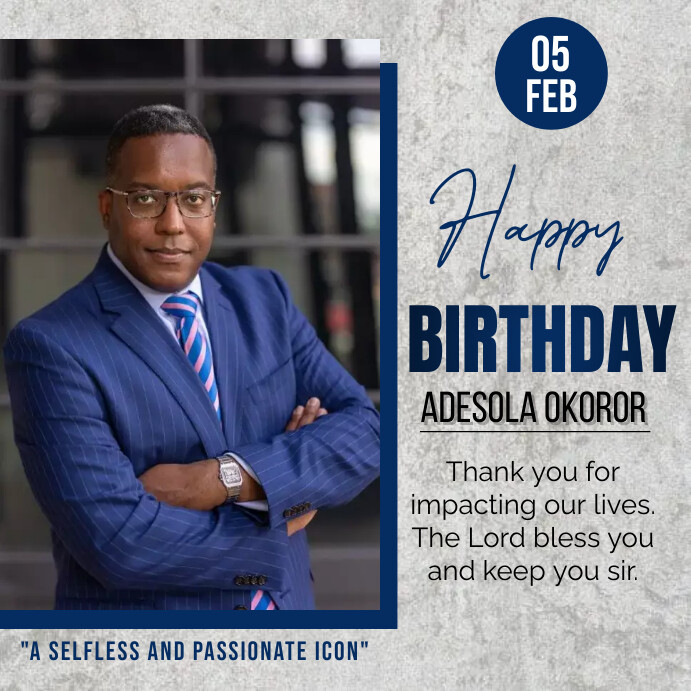 Professional Birthday Instagram Post Templat | PosterMyWall
